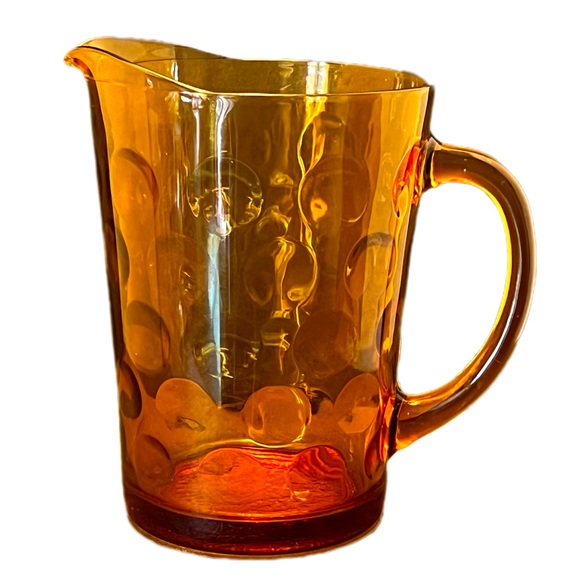 Hazel-Atlas | Kitchen | 7s Hazel Atlas Amber El Dorado Coin Dot Glass ...